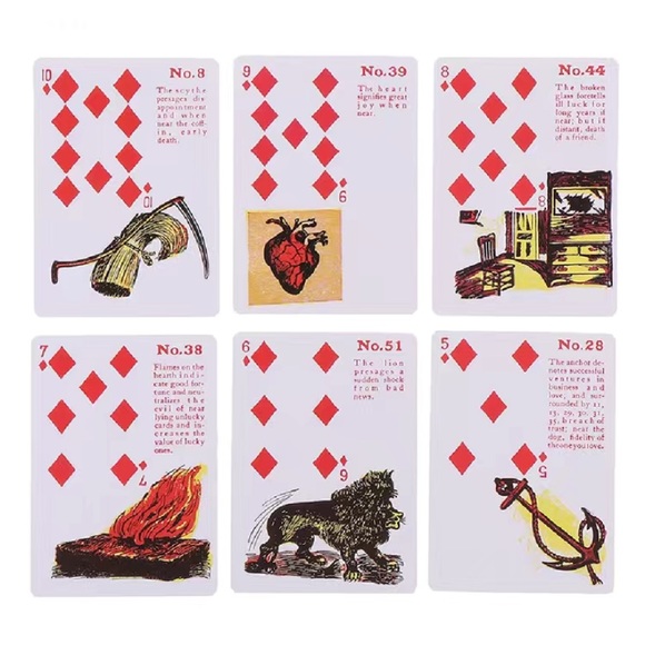 Accents | New Gypsy Witch Tarot Oracle Divination Game Deck 52 Cards ...